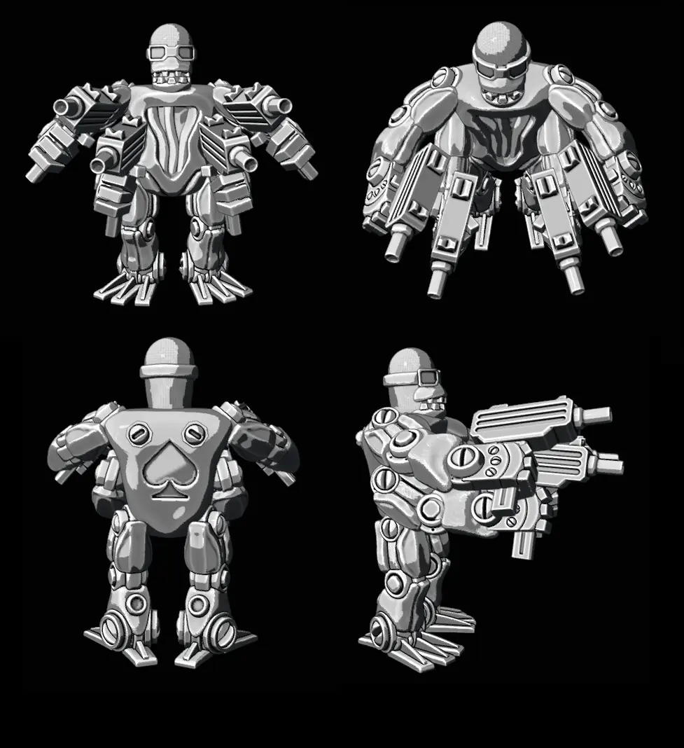 Other STL Download - Alpha Brute (32mm scale, scaleable)by ForTheGoldenEgg
