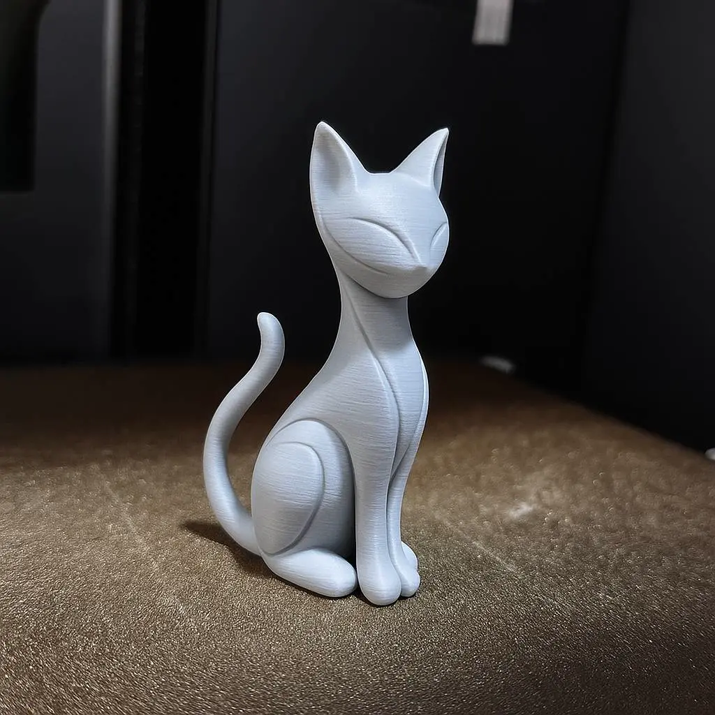 3D Printer Files | 3MF File | Cat (Home Decor Art) | Creality Cloud