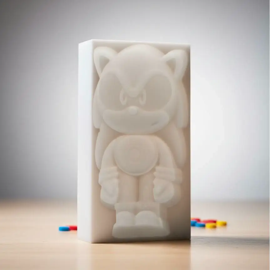 Other STL Download - mold sonic candle fondantby Prinlab3d