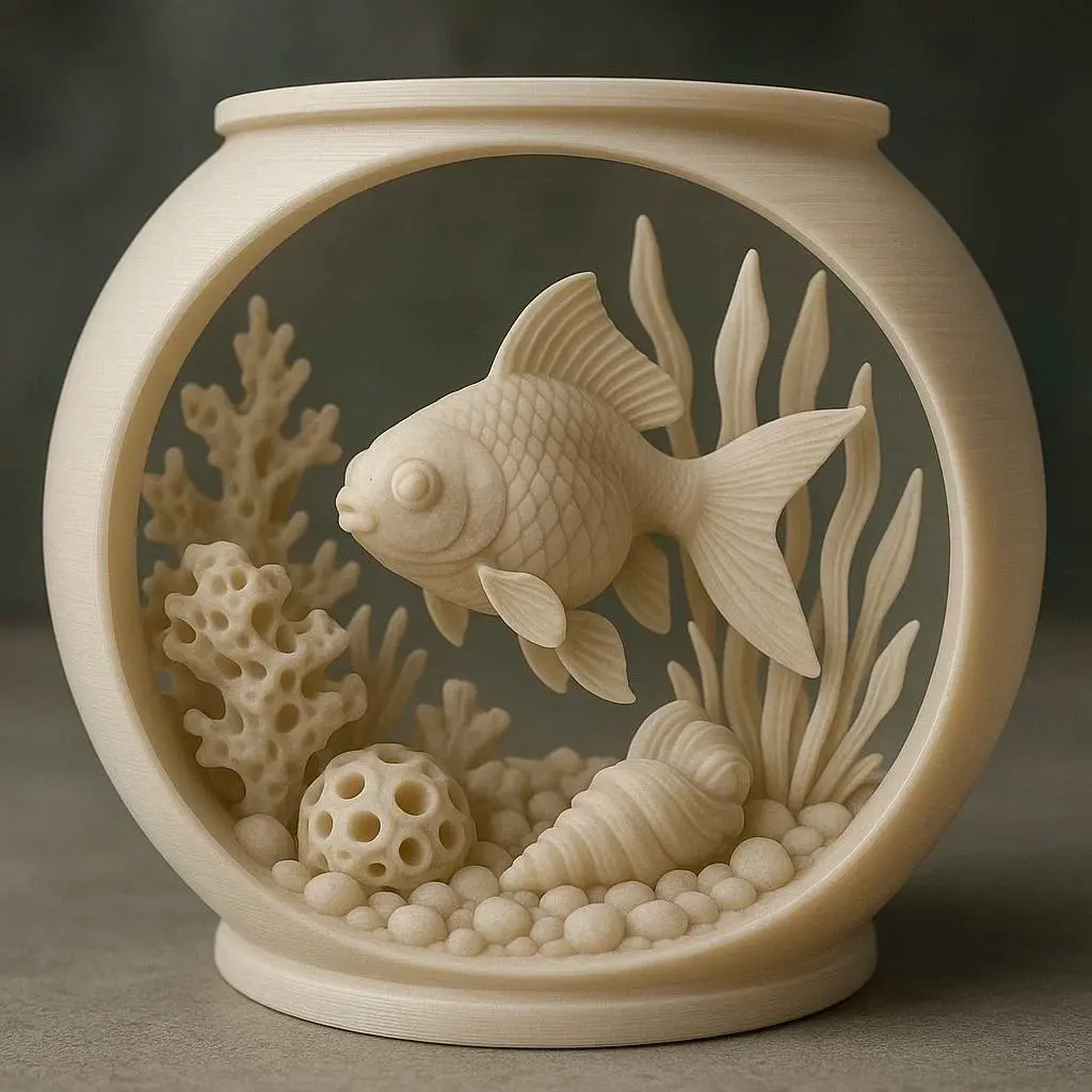 3D Printer Files | 3MF File | Fish Tank Ornament | Creality Cloud