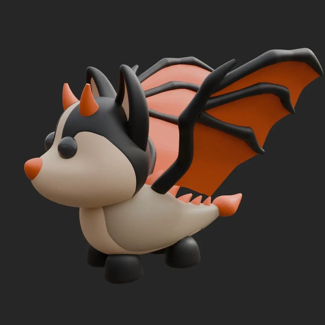 Other STL Download - Bat Dragon Adopt Me! Roblox Fan Artby Toti Skywalker