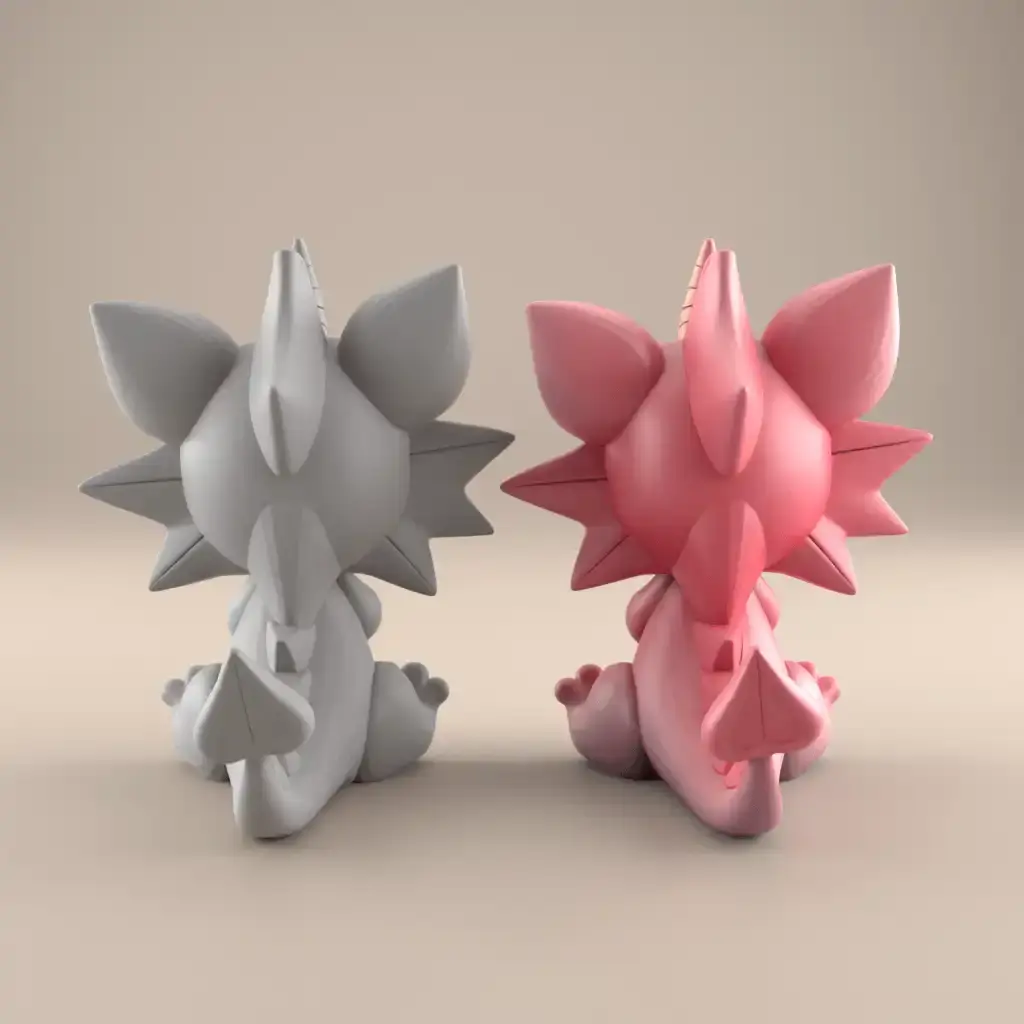 Other STL Download - Cute Dragon STL File for 3D Printing Decorby HIve