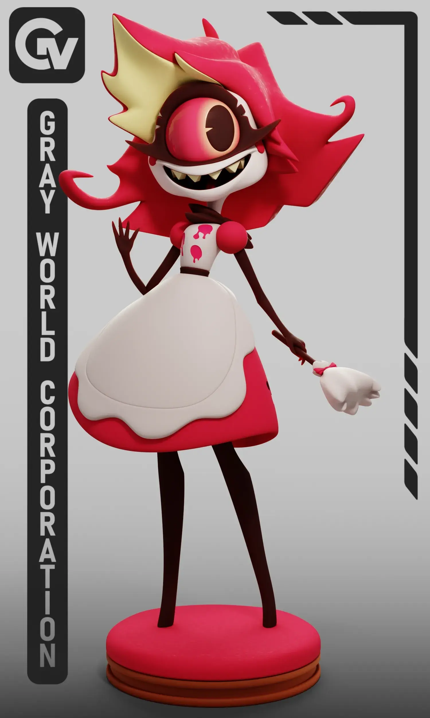 Characters & Creatures STL Download - Niffty | Hazbin Hotelby Gray ...