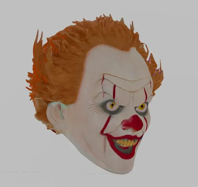 3D Printer Files | 3MF File | Pennywise head for Halloween decoration ...