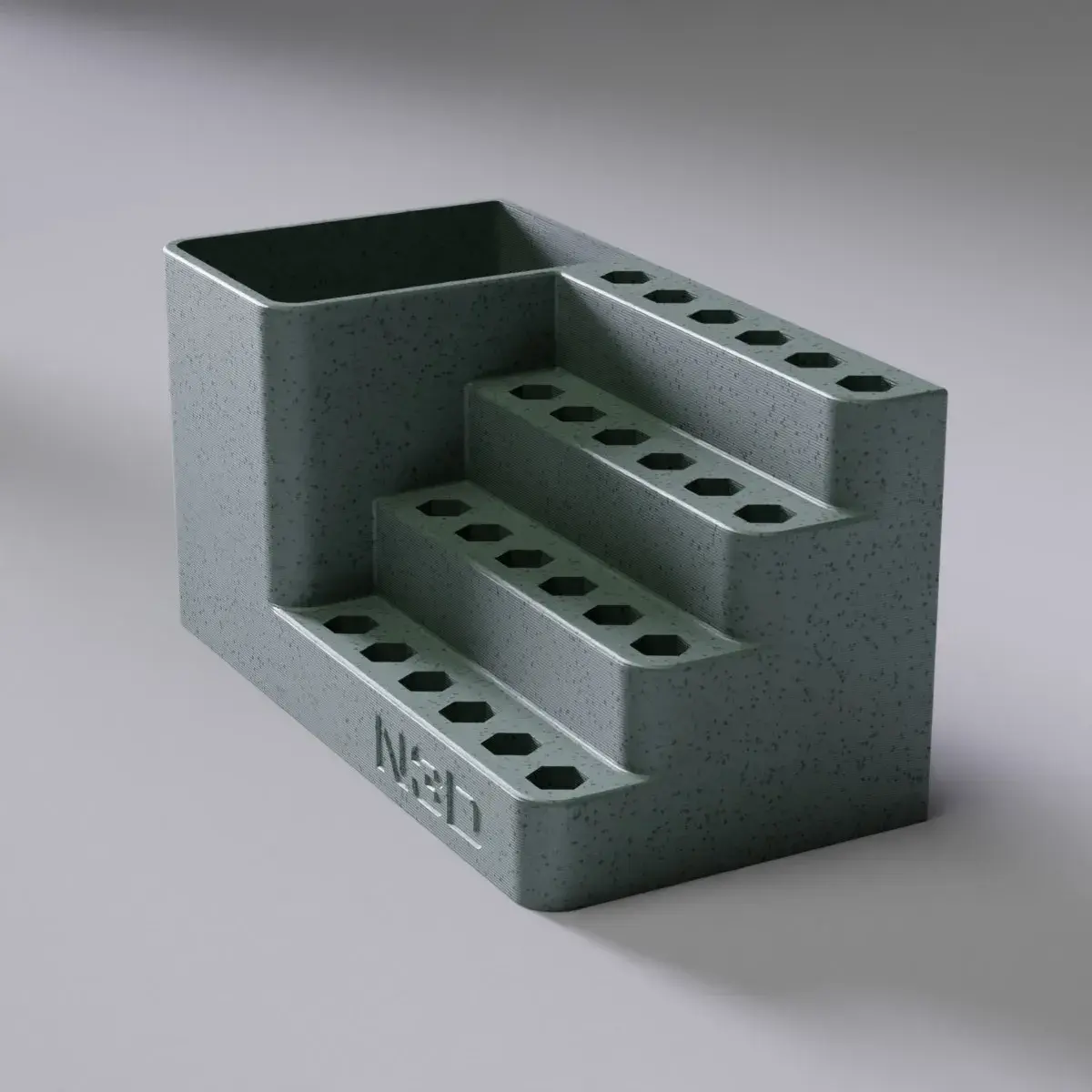 3D Printer Files | 3MF File | Compact Hex Bit Organizer v3 | Creality Cloud