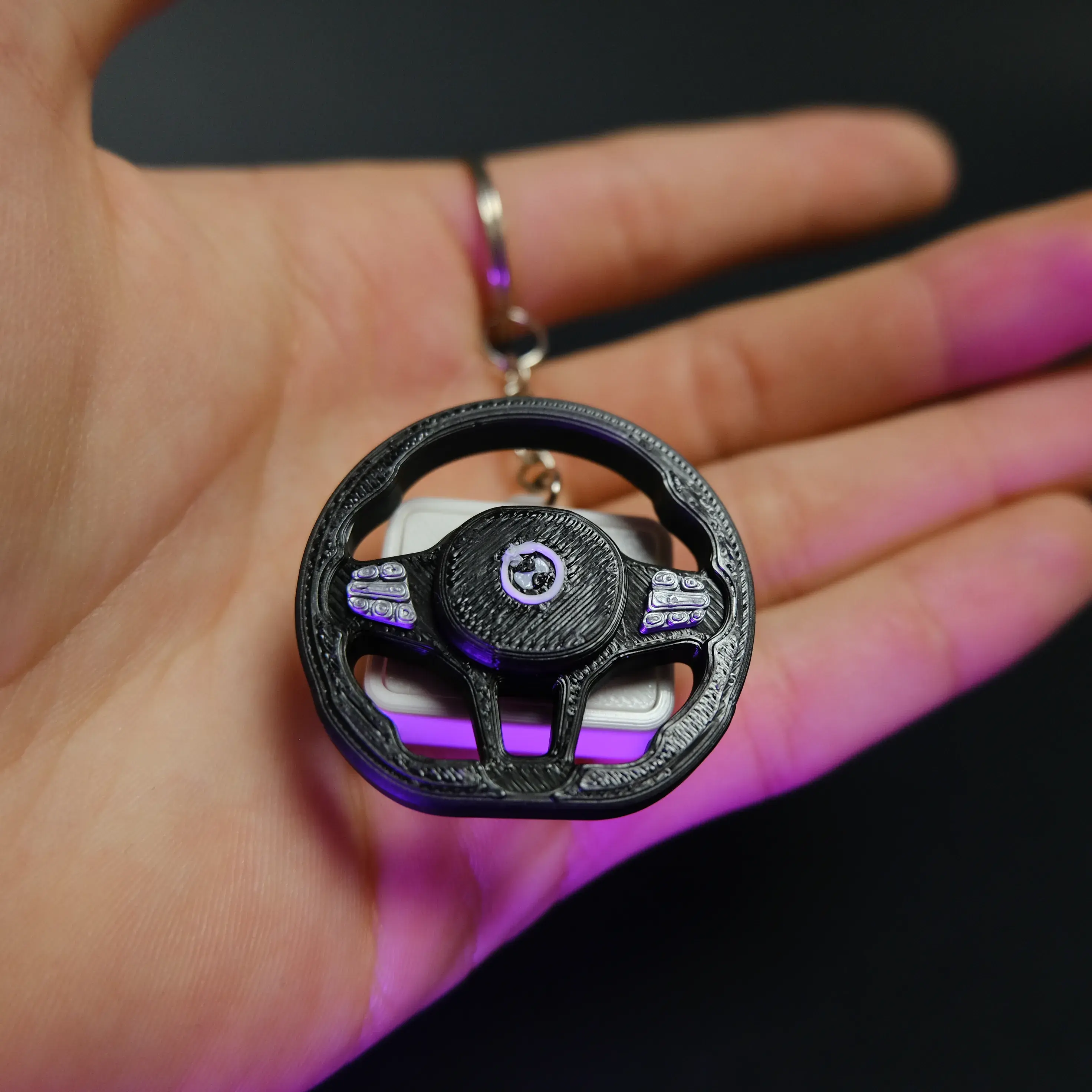 Jewelry & Accessories STL Download - Steering Wheel Keychain | Perfect ...