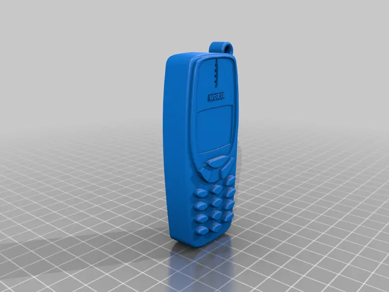 Other STL Download - Classic Nokia Phone Keychainby Emanuel Chmielowski