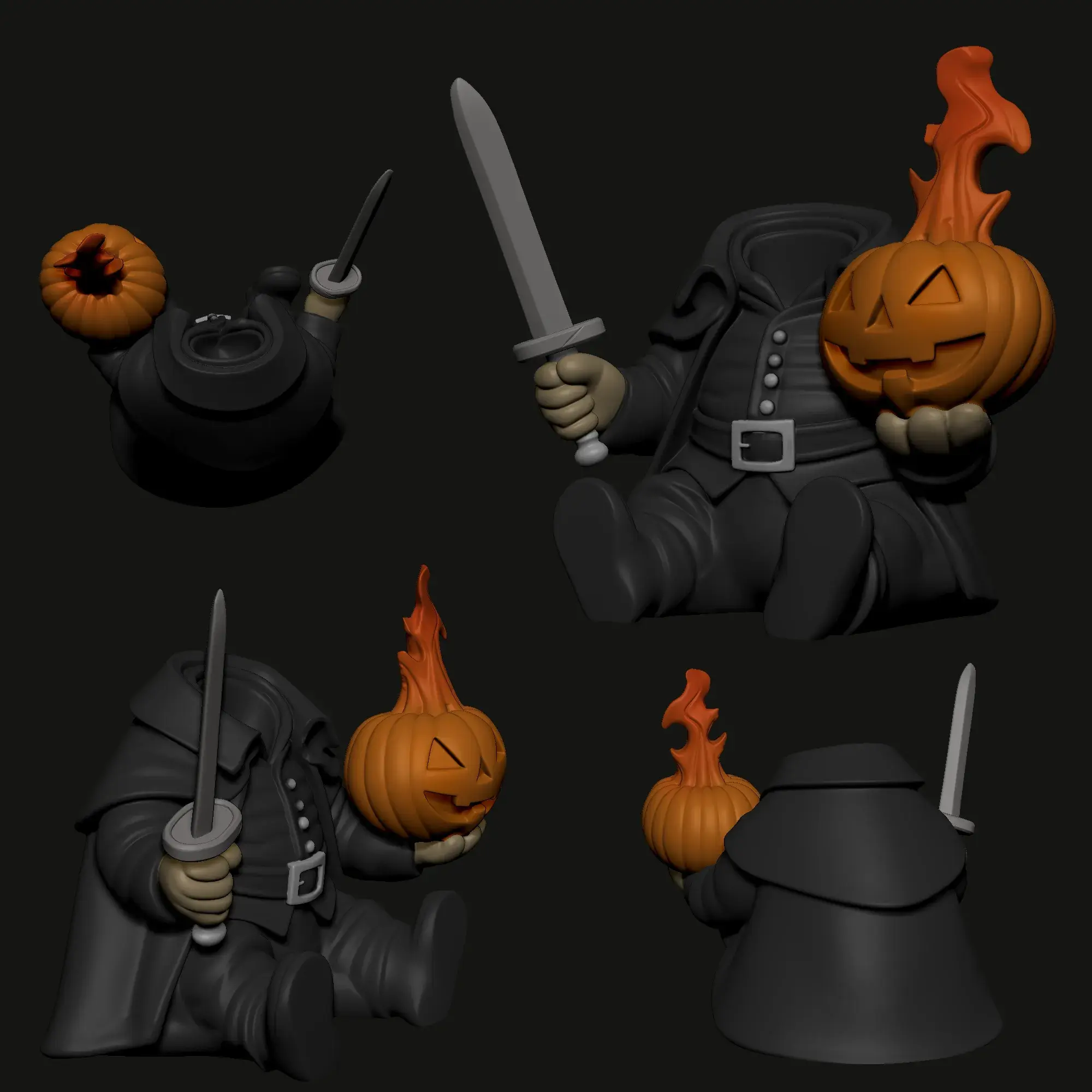 Other STL Download - The Headless Horsemanby GALAXIARUM 3D