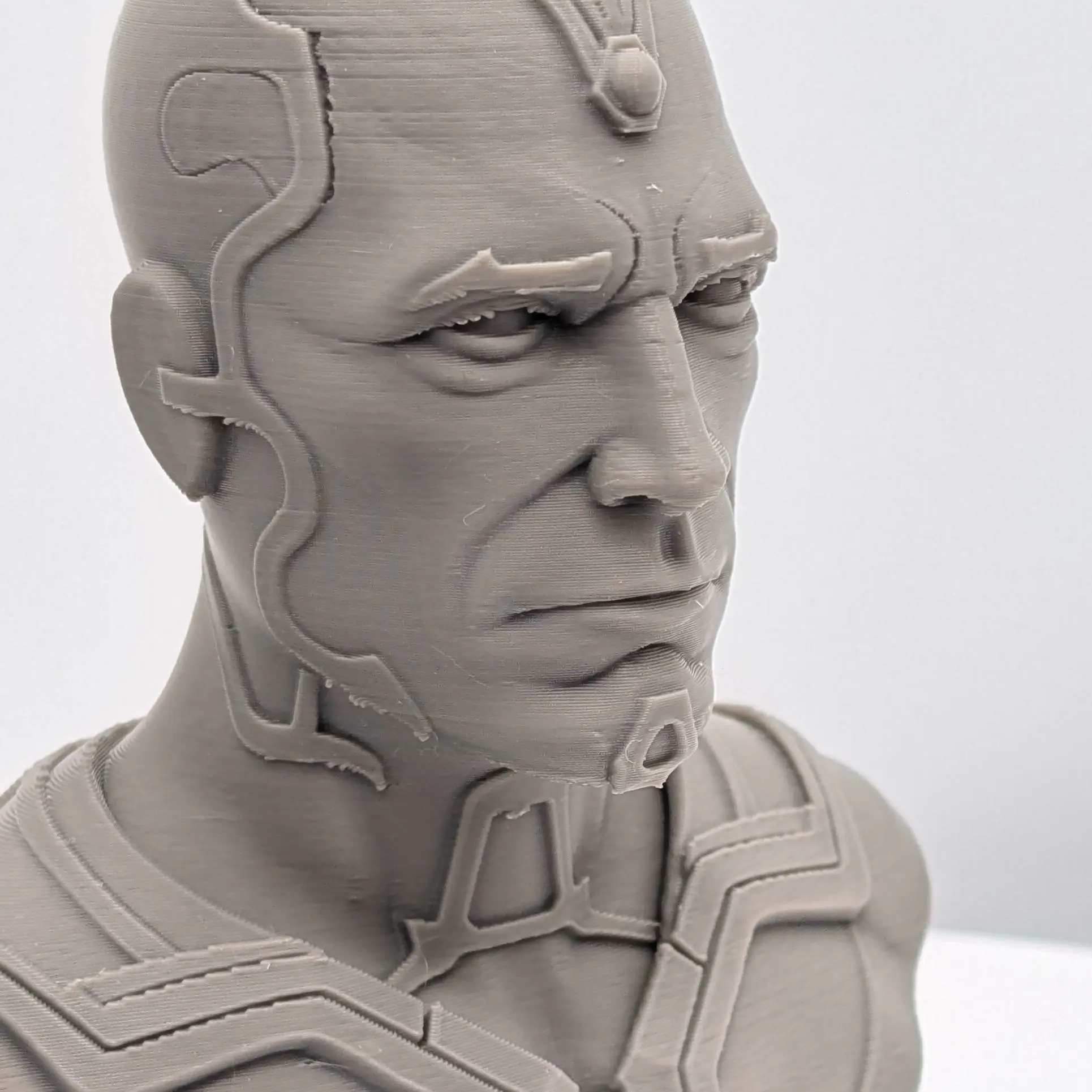 3D Printer Files | 3MF File | Vision - The Synthezoid Sentinel Bust ...