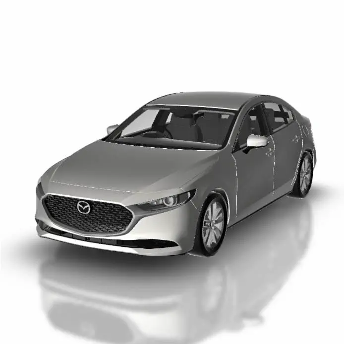 Vehicles & Machinery STL Download - Mazda 3 2021by 3DCARSALON