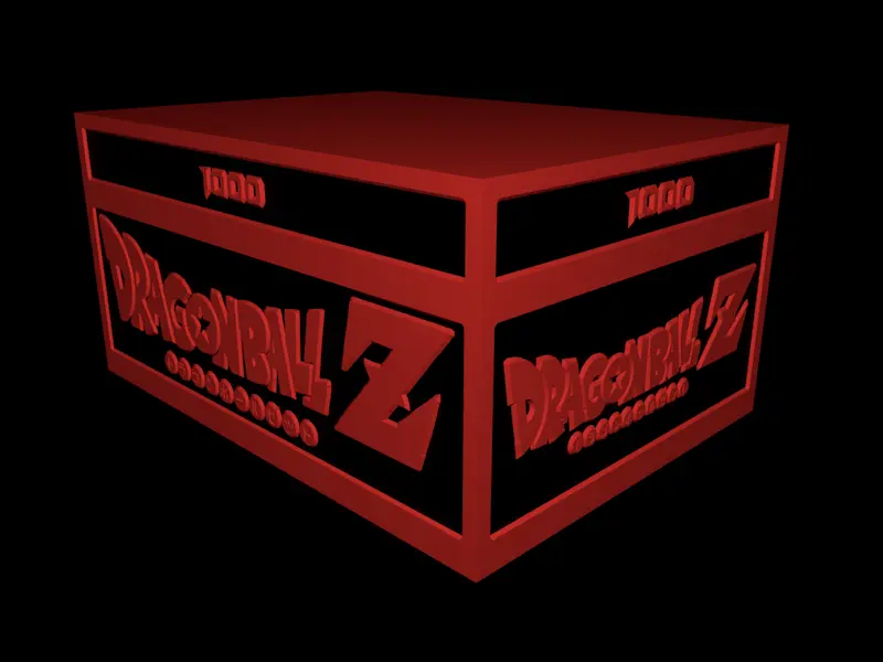 Board Games & Card Games STL Download - Card Box V2 - Dragonball Z ...