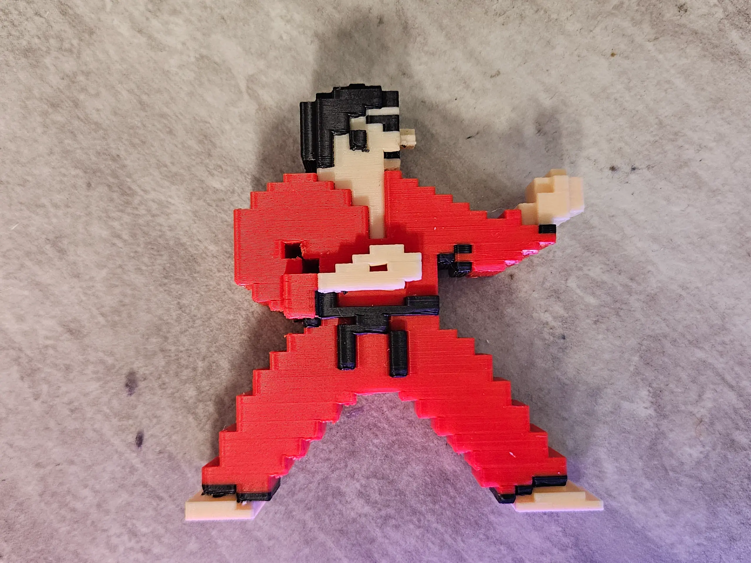 3D Printer Files | 3MF File | International Karate characters (C64) - 3 ...