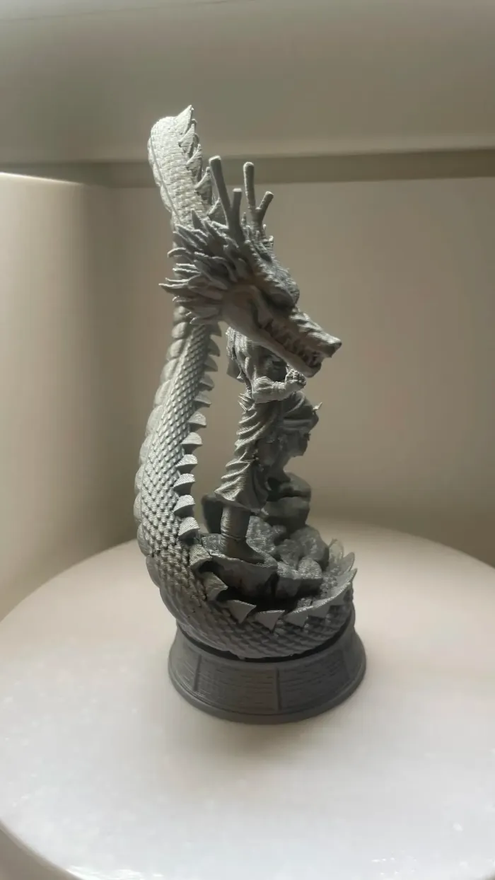 3D Printer Files | 3MF File | dragon ball goku a shenron | Creality Cloud