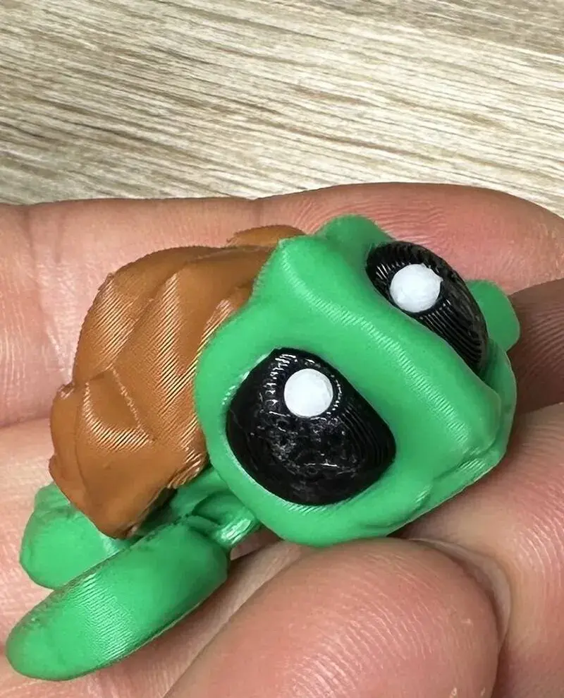 Free Other STL Download - Cute small and big turtle (articulated)by 3DMaR