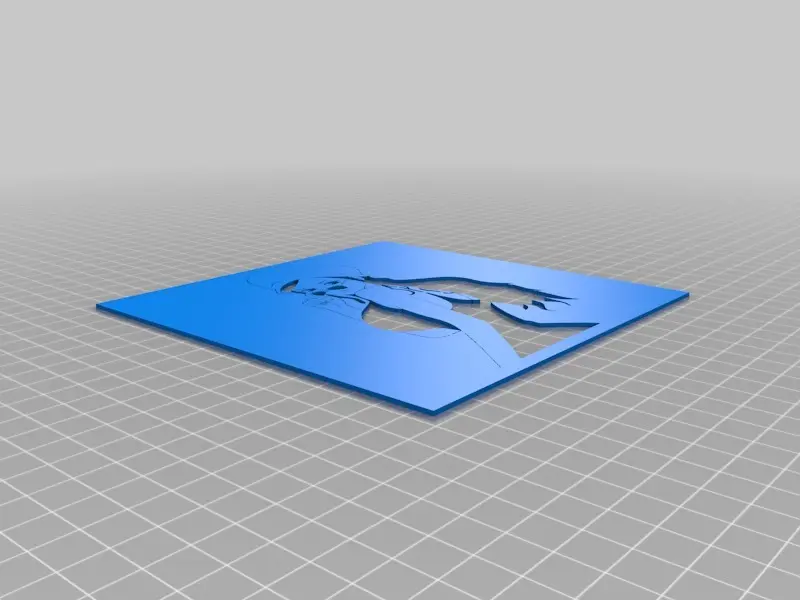 Free Digital Art STL Download - Nico Robin stencil 2by SMT_M 🦊