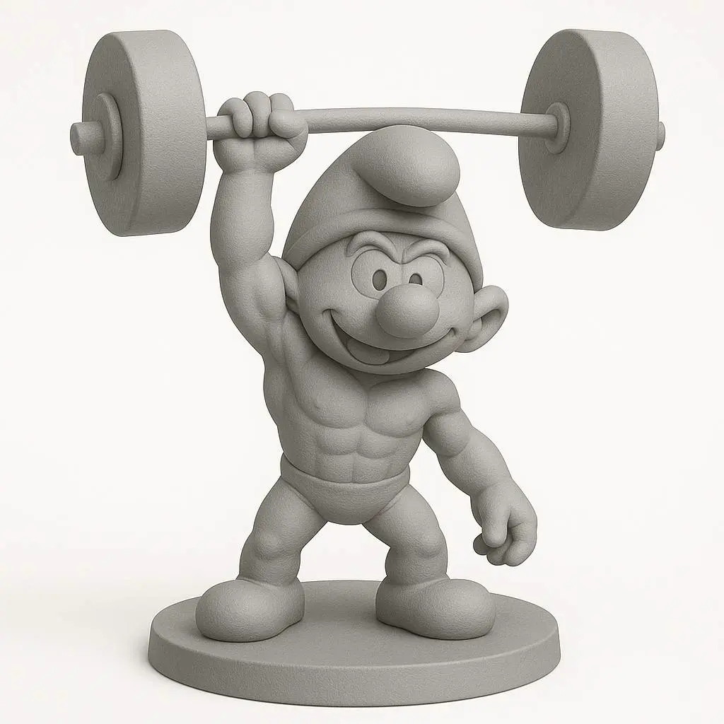 3D Printer Files | 3MF File | SMURFS - Hefty Smurf | Creality Cloud