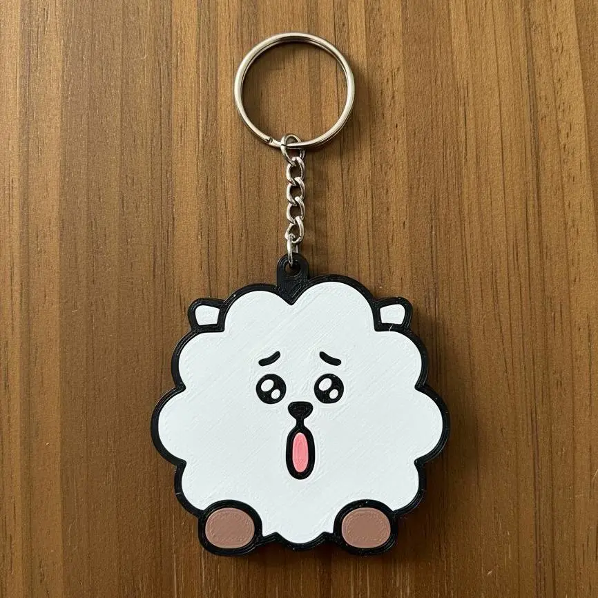 3D Printer Files | 3MF File | Keychain BT21 - RJ 4 - stl/3mf | Creality ...