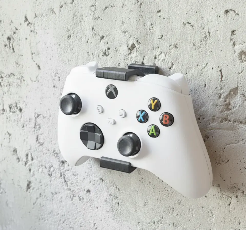 3D Printer Files | 3MF File | Xbox Controller Wall Mount | X & S ...