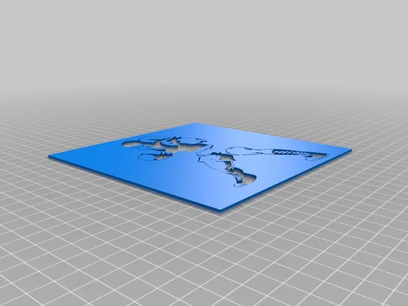 Free Other STL Download - Little Mac stencilby SMT_M 🦊