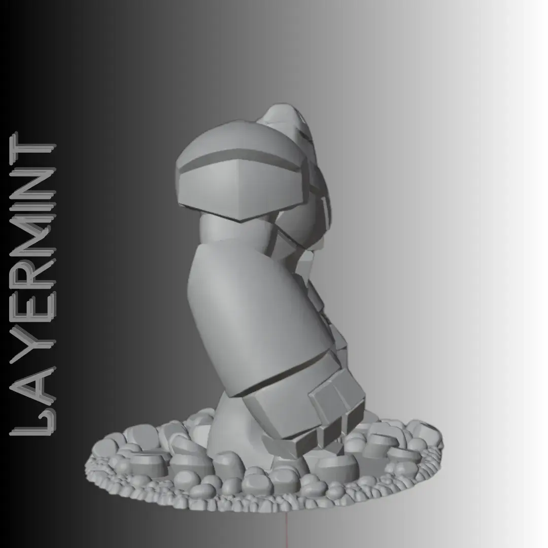 Robots & Mechs STL Download - Stone Mech Golem – 3D Printable Heavy ...