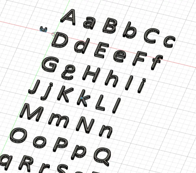 Digital Art STL Download - Custom Alphabet Big/Small Lettersby LegoFreakHD