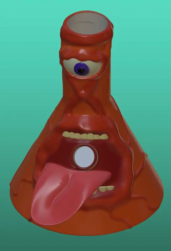 Sculptures & Artworks STL Download - Cyclops Scream Bongby Printastic ...