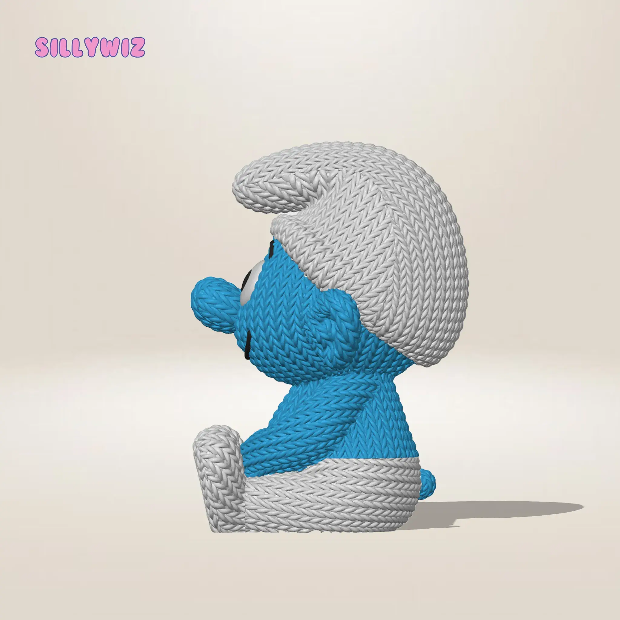 Characters & Creatures STL Download - The Smurfs - Smurf Knitted ...