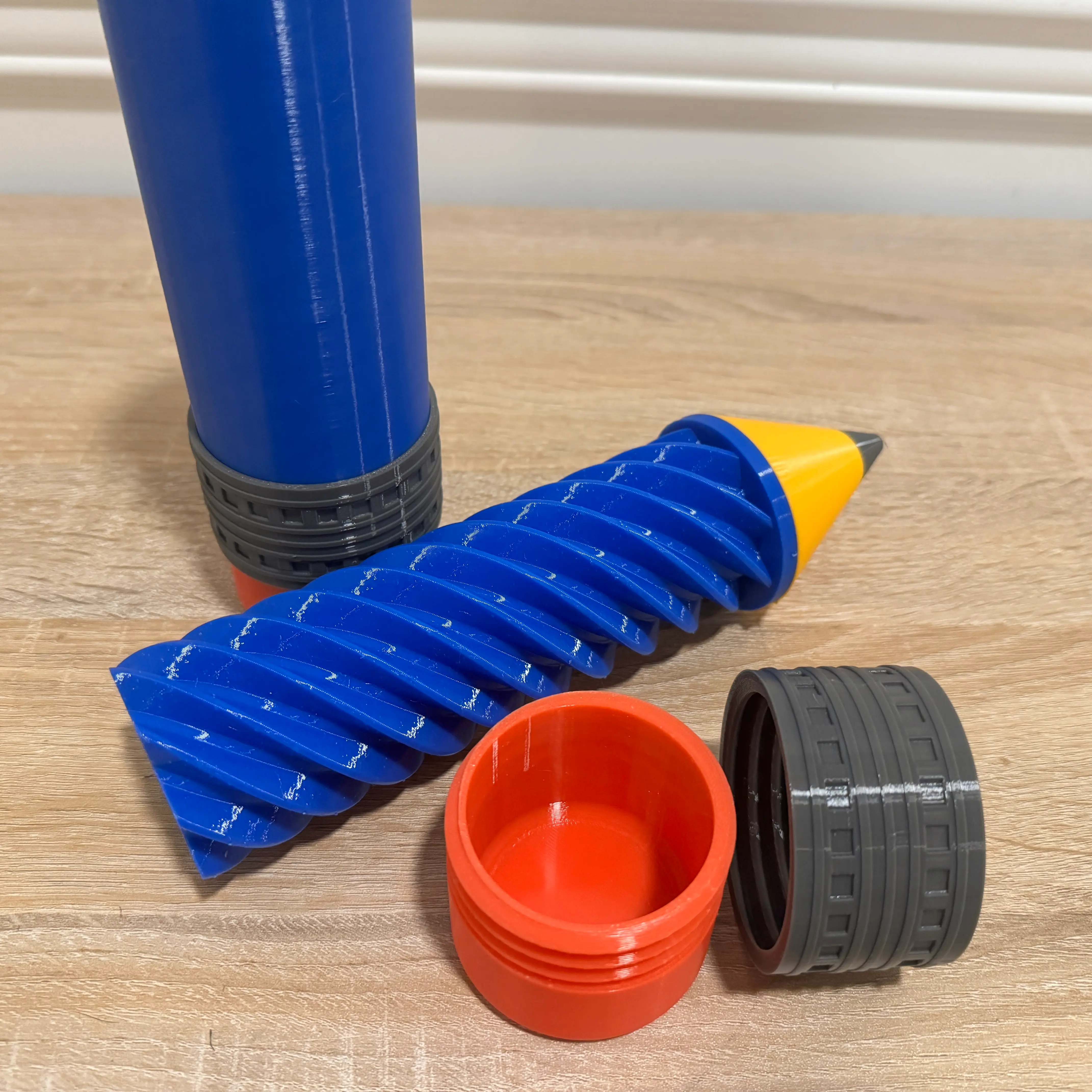 3D Printer Files | 3MF File | Twistable Pencil Case w/ Two Compartments ...