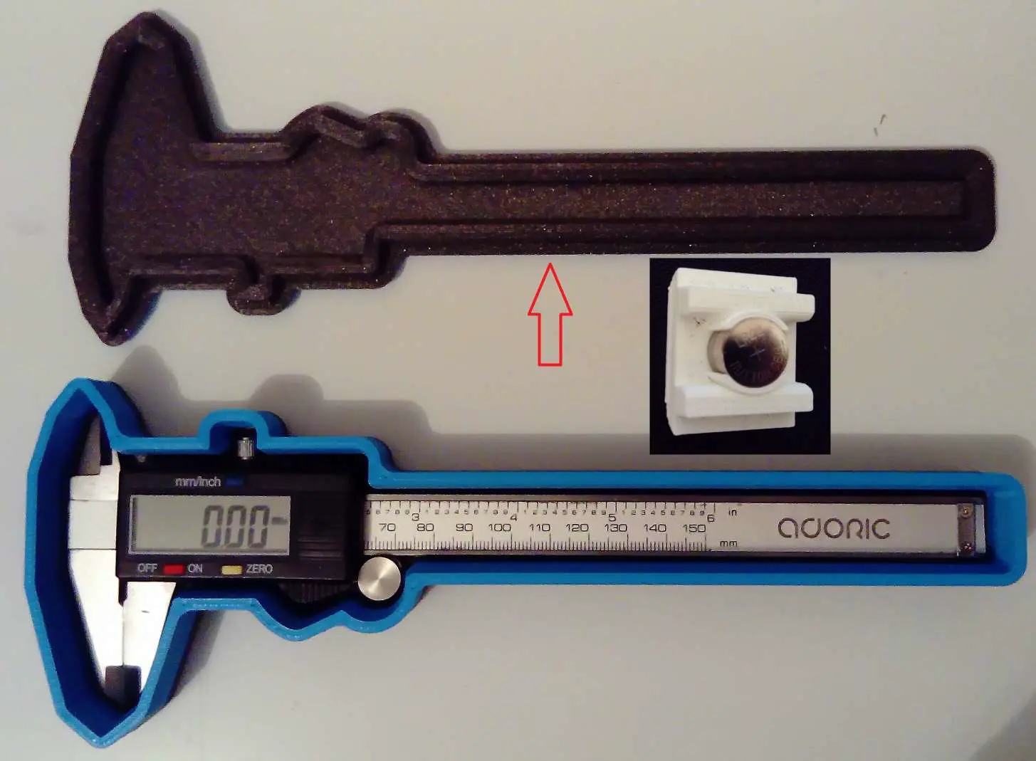 Free Tools & Spare Parts STL Download - Caliper Box with battery ...