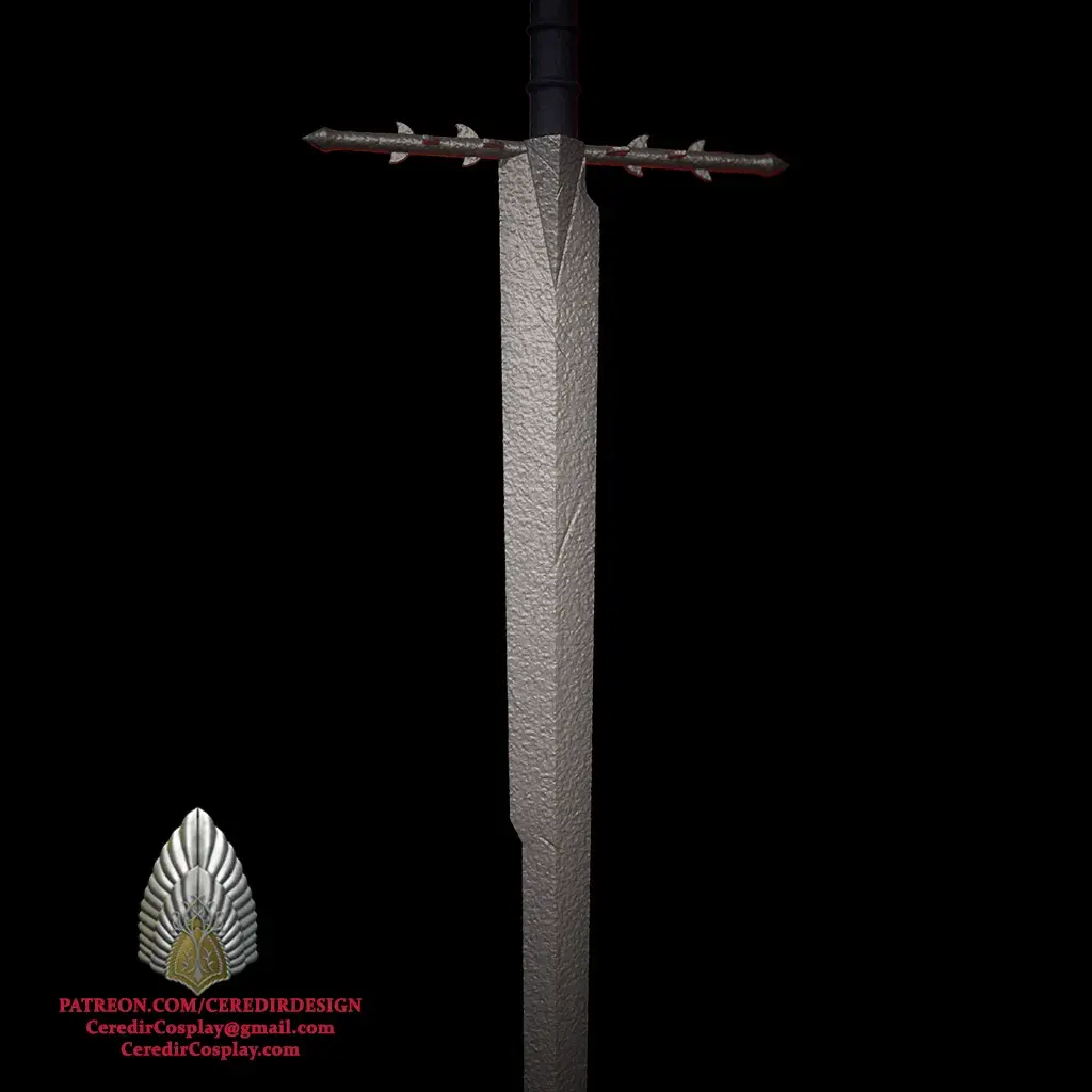 Cosplay STL Download - Ringwraith sword nazgul lord of the rings 3D ...