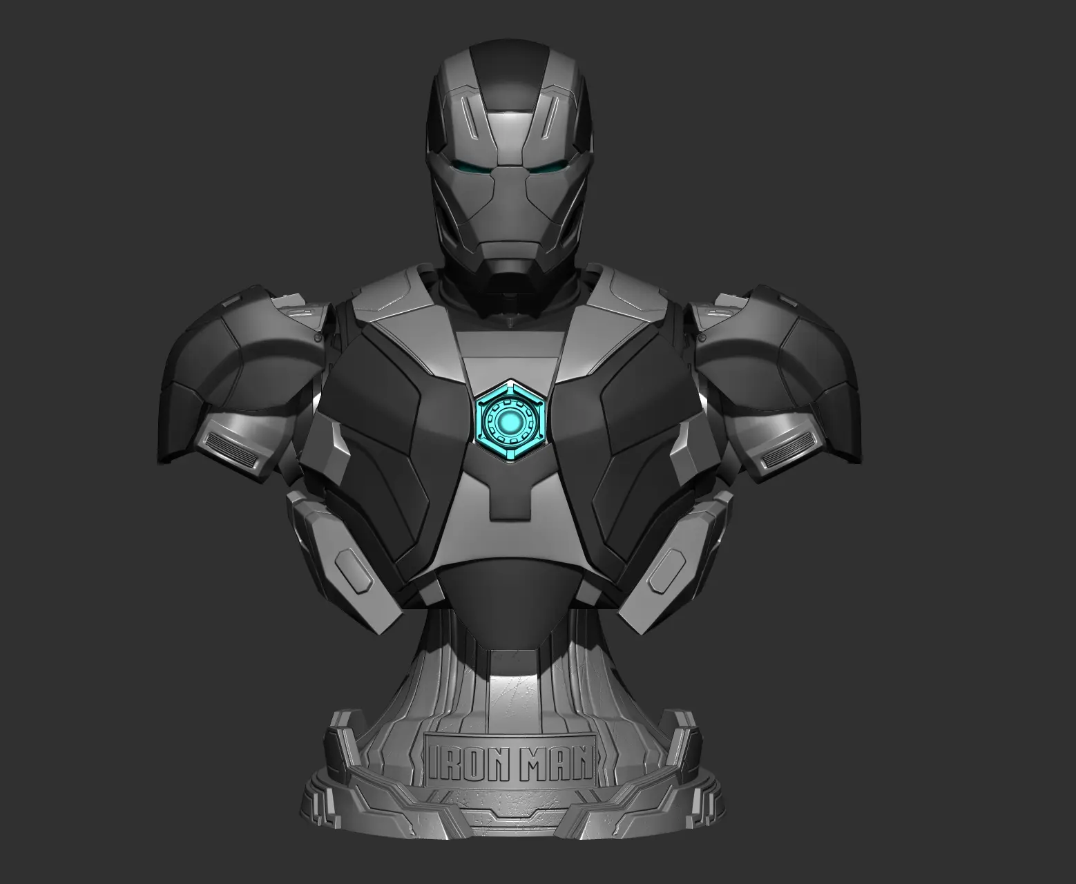 Characters & Creatures STL Download - Iron man bustby 3Daniartist