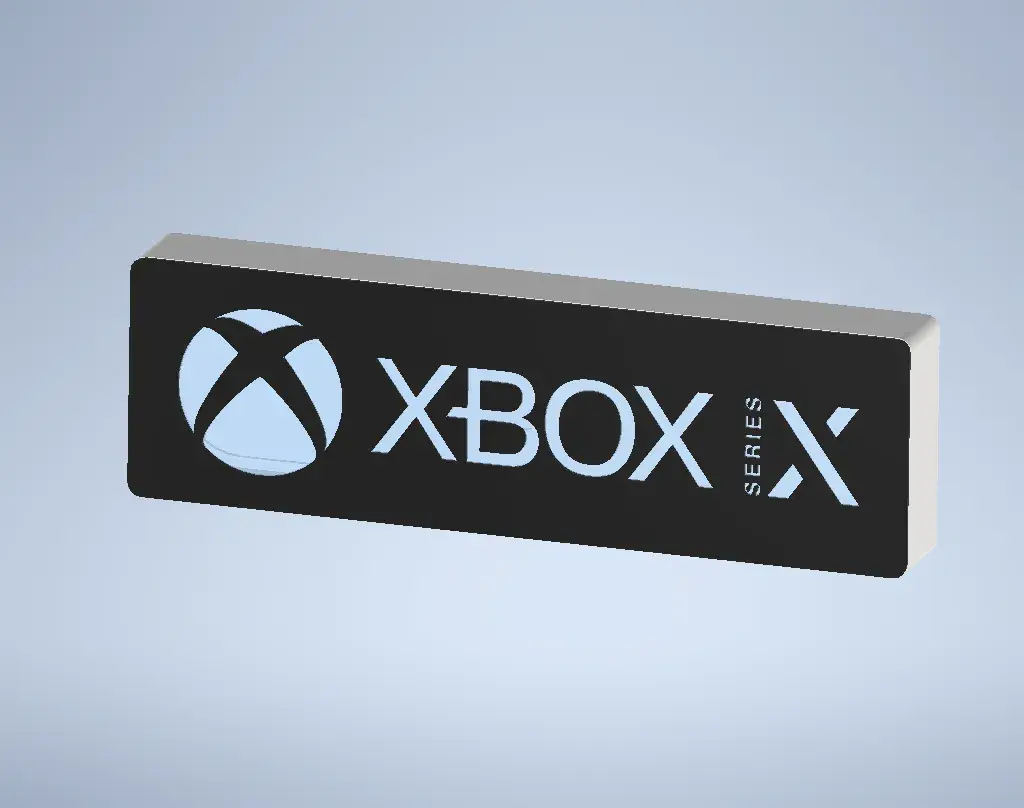 3D Printer Files | 3MF File | Xbox Series X Led Sign | Creality Cloud