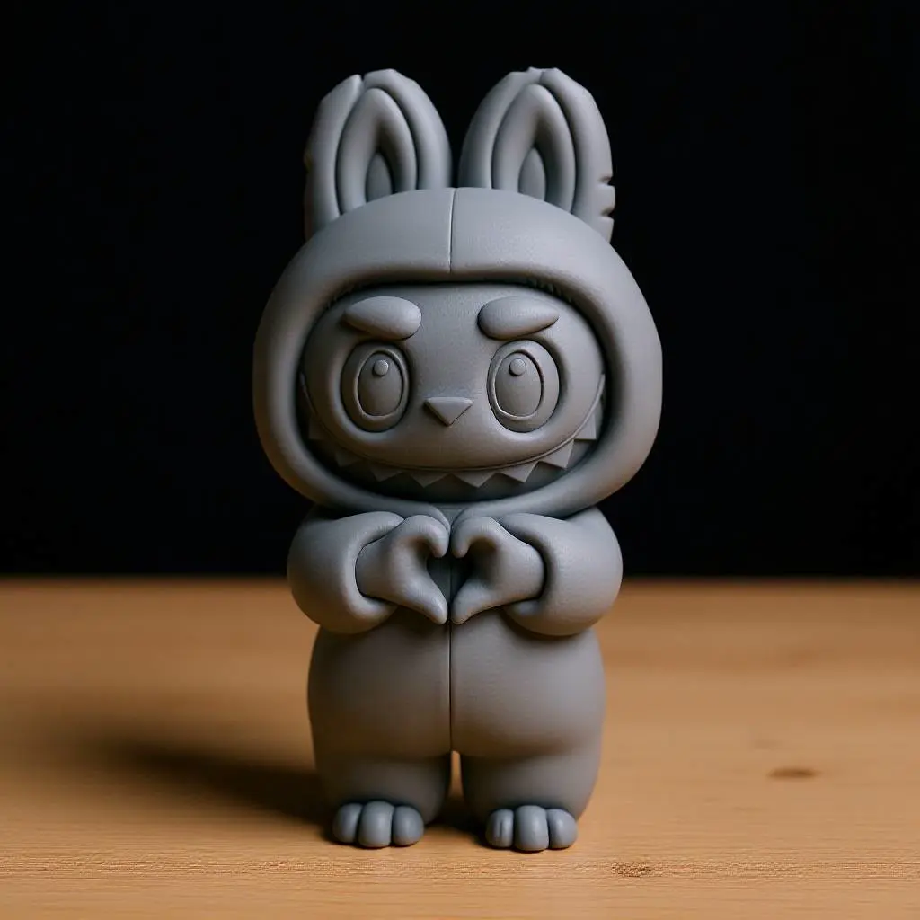 Archivos de impresora 3D | Archivo 3MF | Labubu Heart Fan Art ...