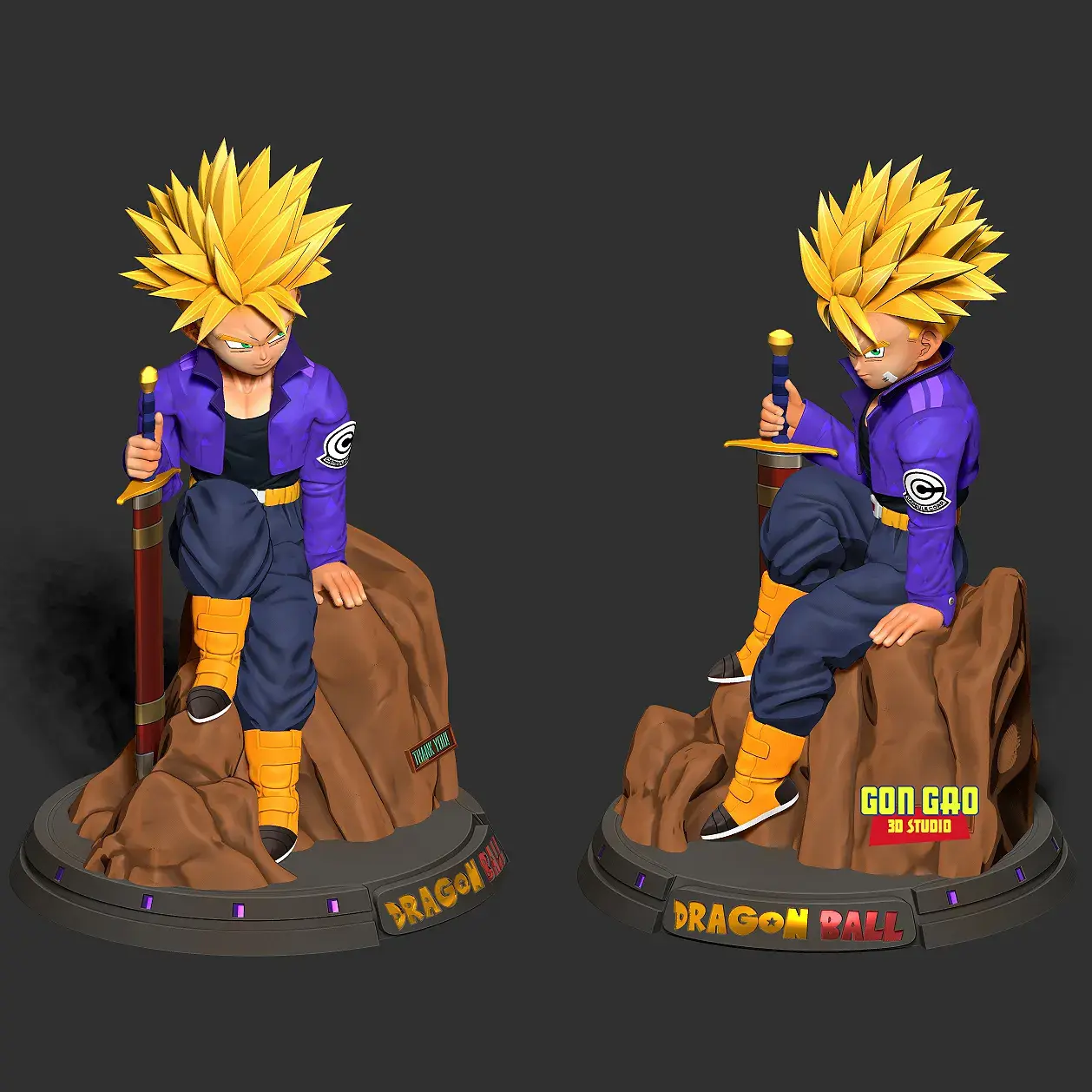 Young Trunks - Dragon Ball Fanart | 3D models download | Creality Cloud