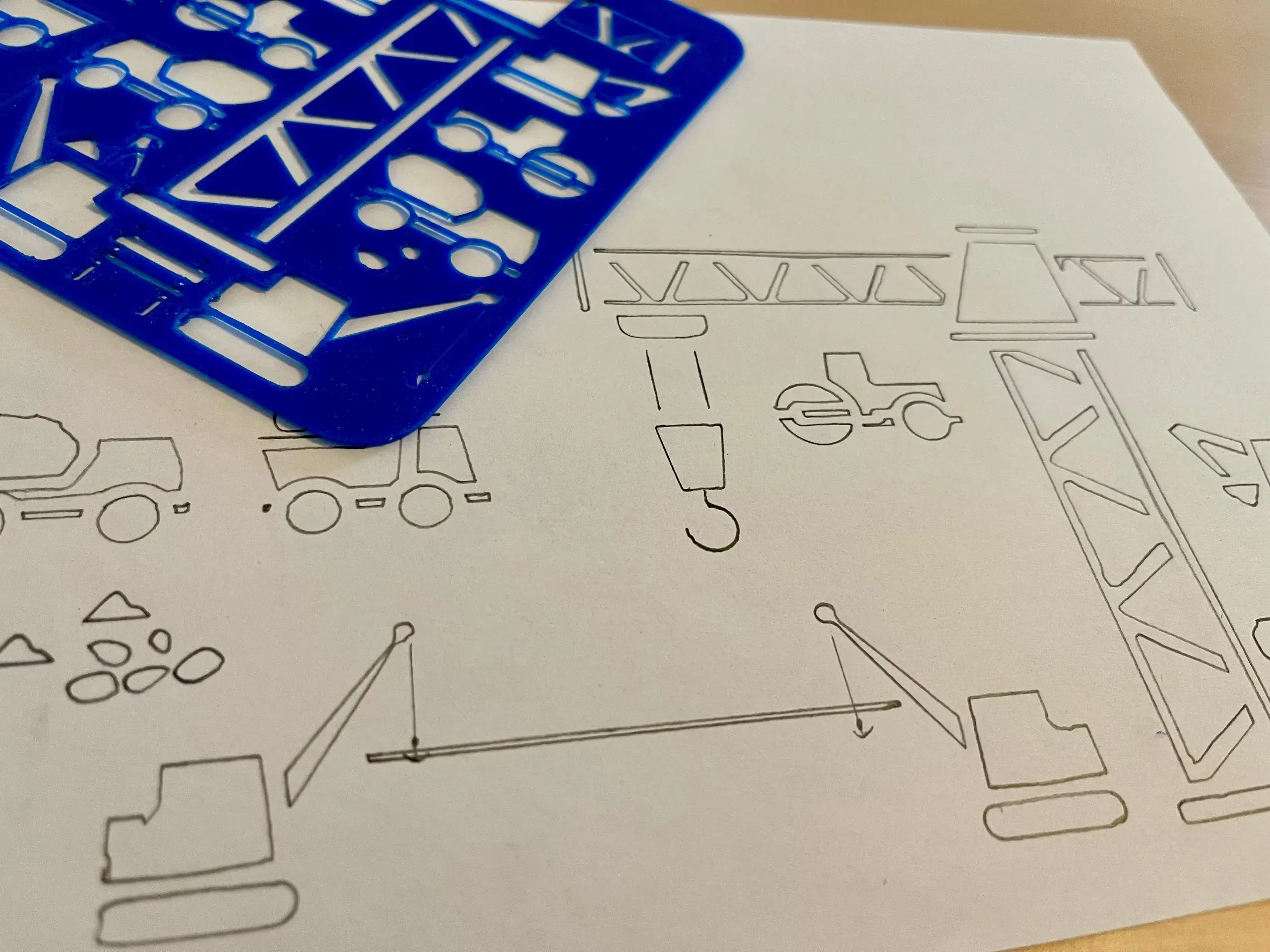 Free Other STL Download - Construction Site Stencil / Drawing ...
