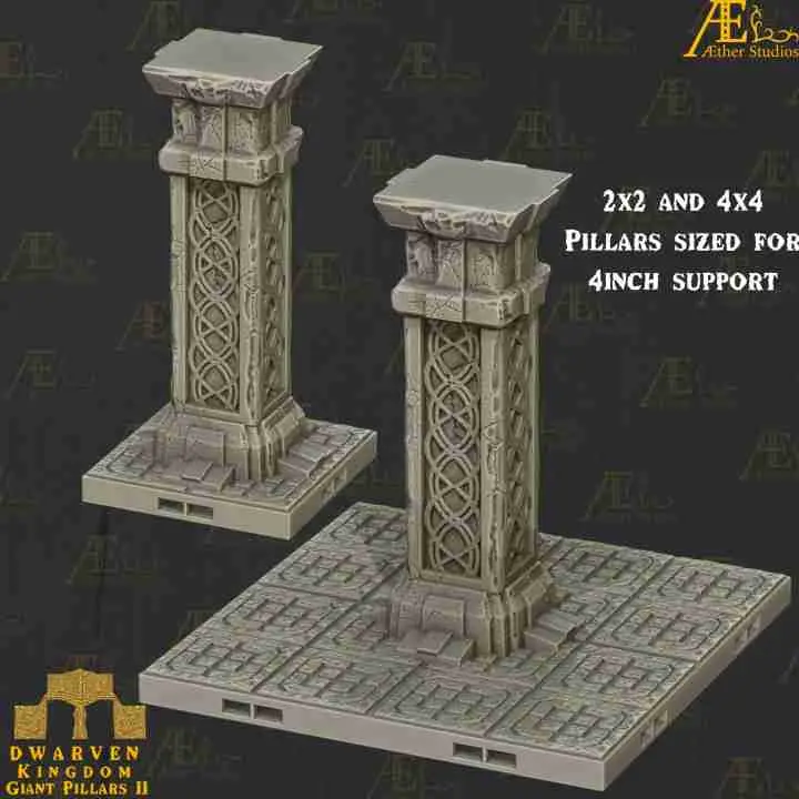 Other STL Download - AEDWRF25 - Giant Pillars IIby Aether Studios