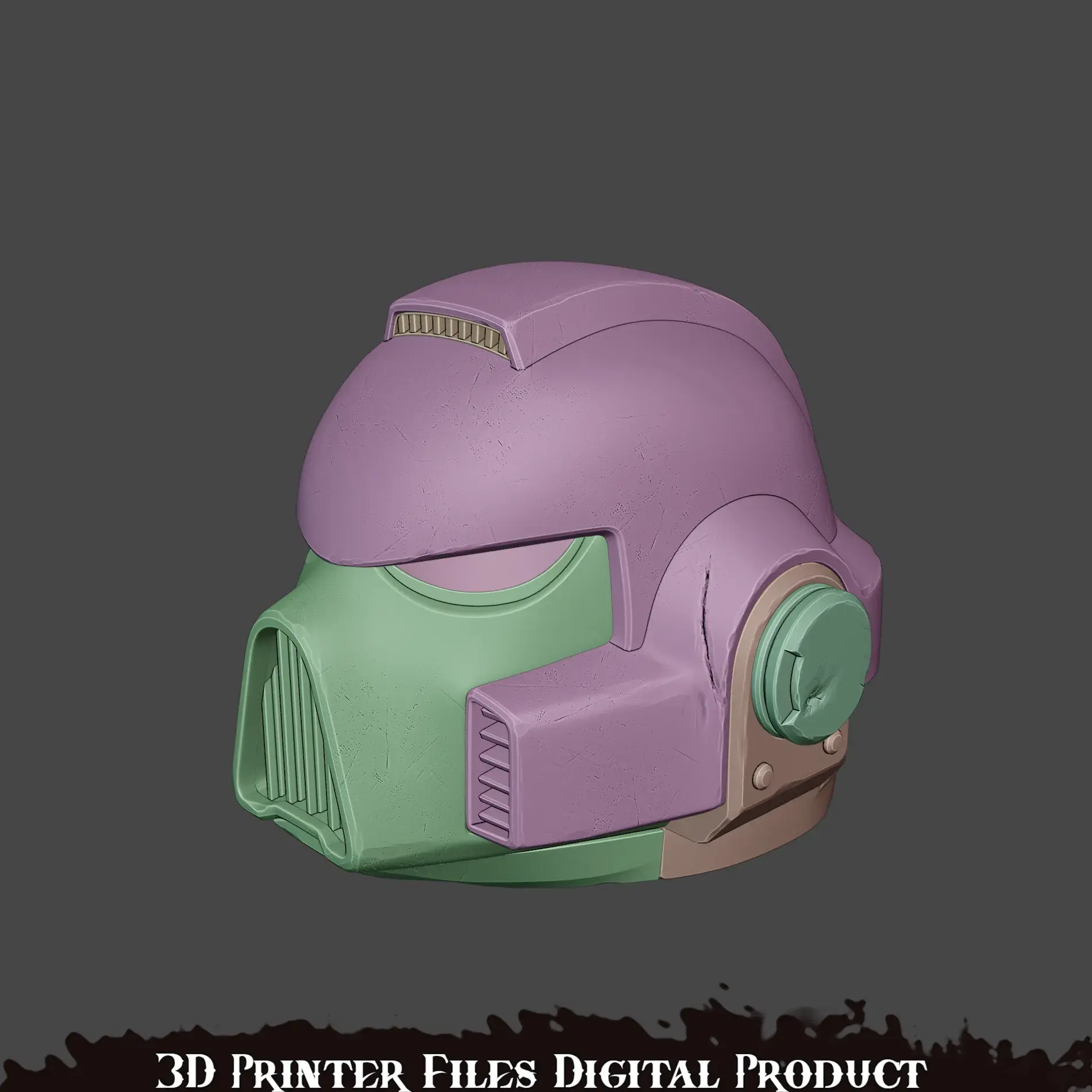 Cosplay STL Download - Space Warriors MK8 Helmetby Krotek-inc