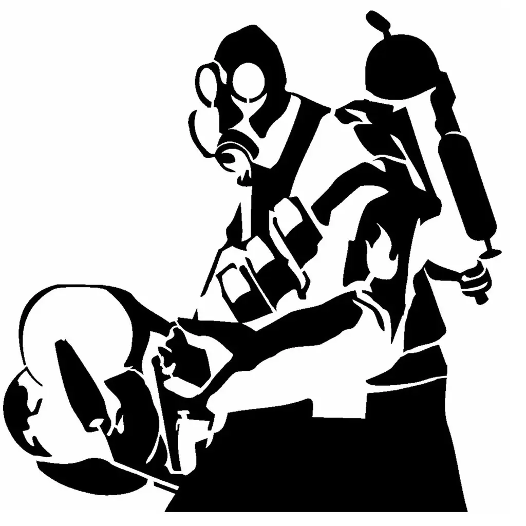 Free Digital Art STL Download - Pyro stencilby SMT_M 🦊