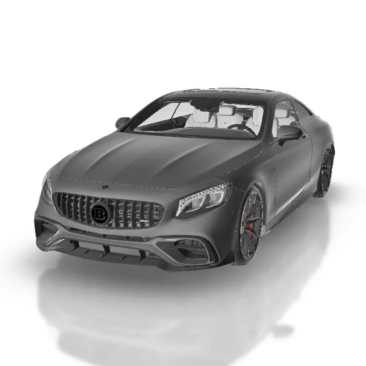 Vehicles & Machinery STL Download - Mercedes Brabus S63 AMG 2018by ...