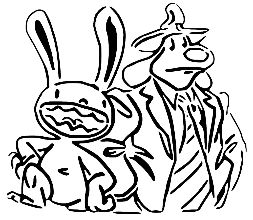 Free Board Games & Card Games STL Download - Sam and Max stencilby SMT_M 🦊