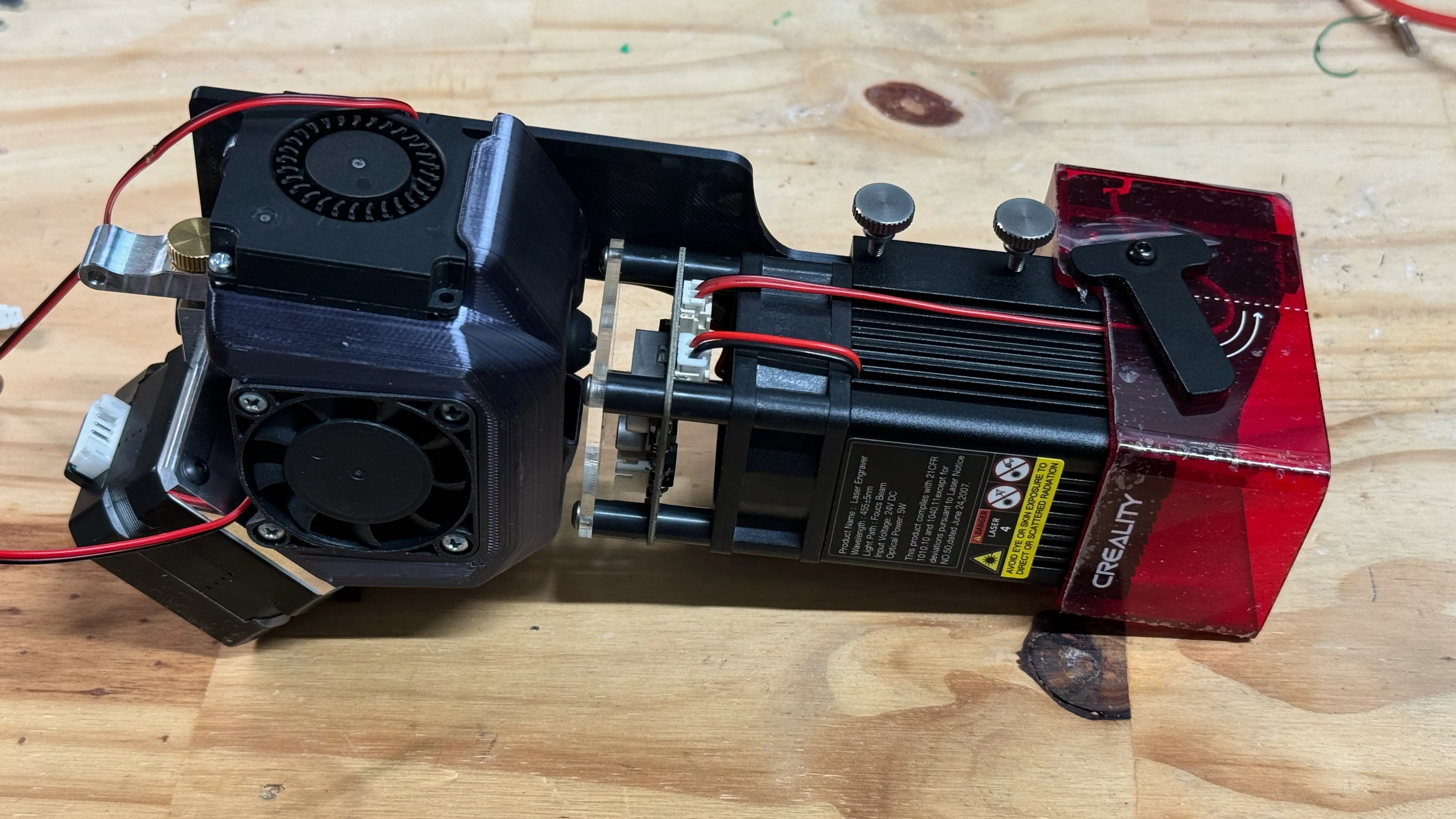 3D Printer Parts STL Download - Creality3D Laser Module adapter for ...