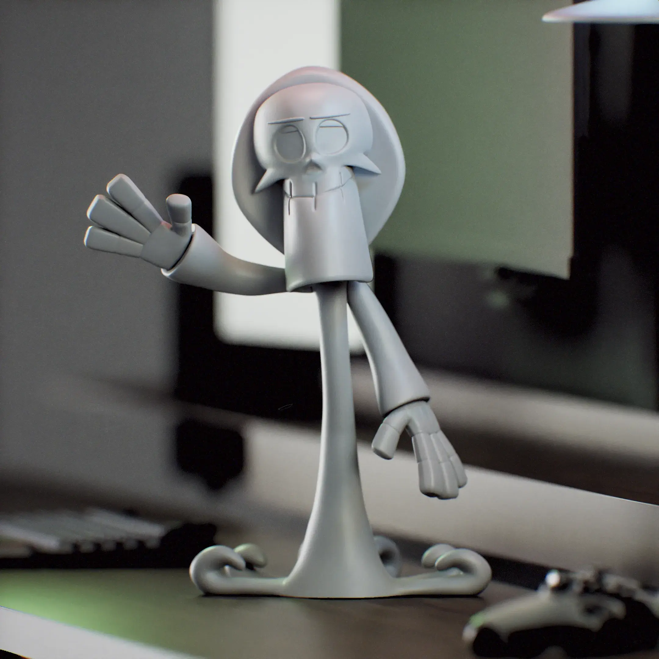 Characters & Creatures STL Download - Grim from The Grim Adventures of ...