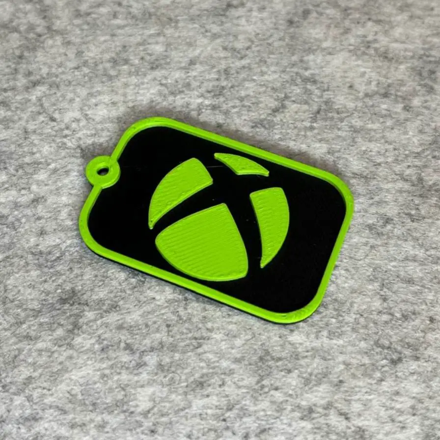 3D Printer Files | 3MF File | Xbox logo decor keychain | Creality Cloud