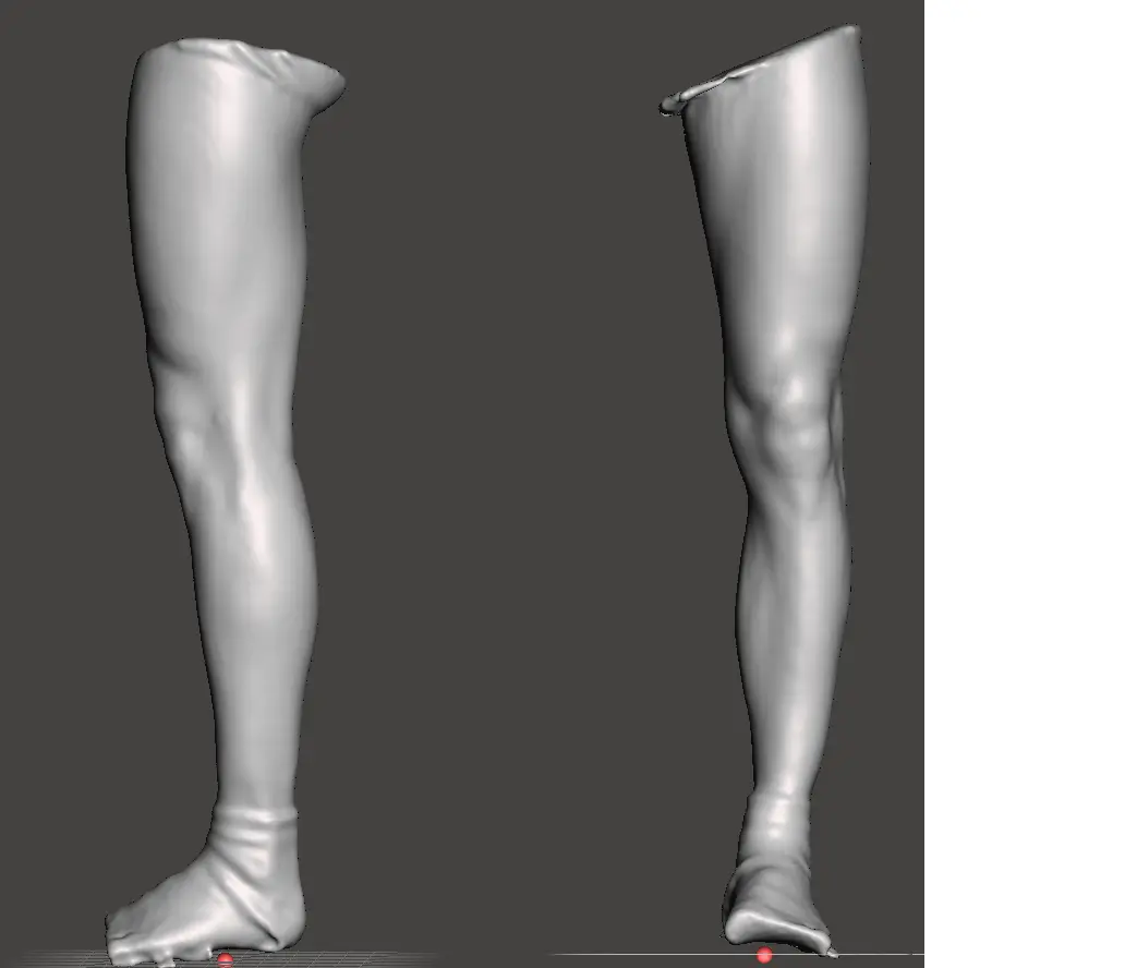 Free Characters & Creatures STL Download - left legby user1224775200