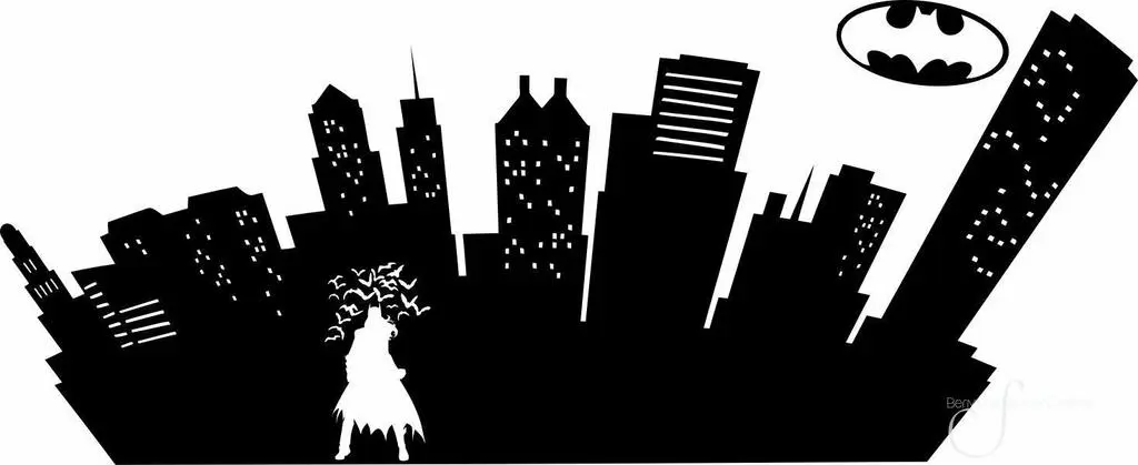 Free Digital Art STL Download - Gotham stencilby SMT_M 🦊