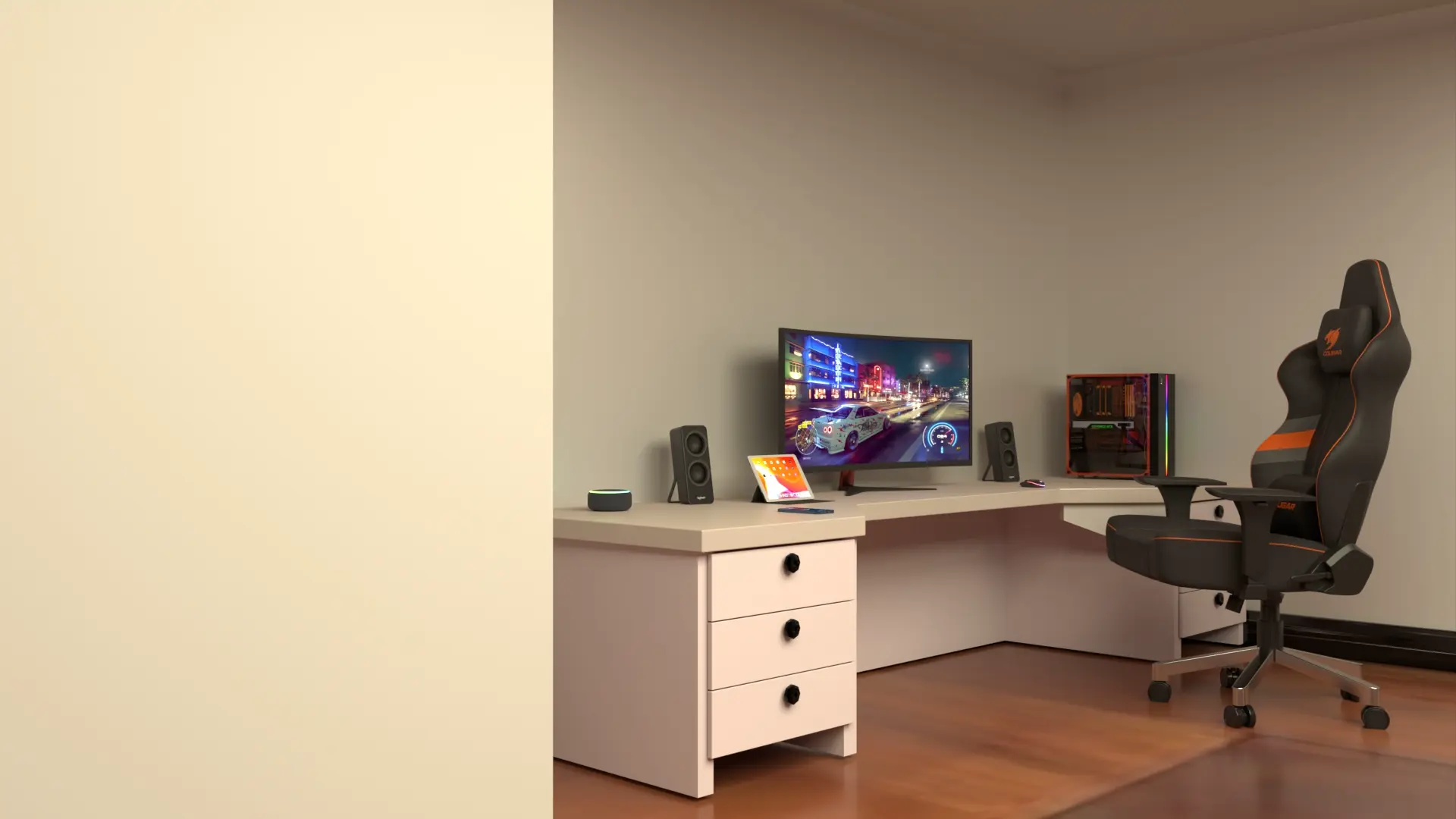 Other STL Download - Gaming setup roomby user3955156351
