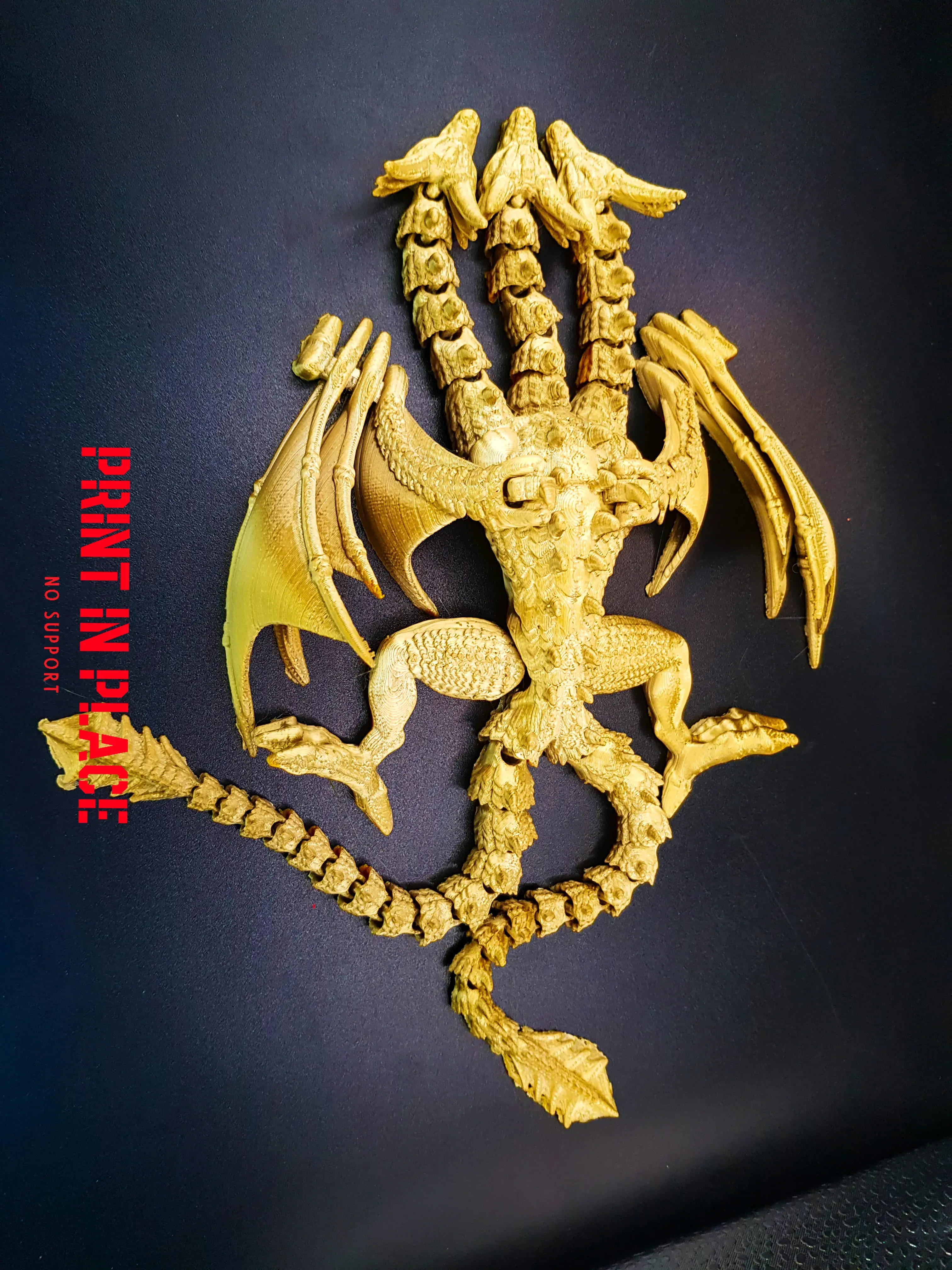 Characters & Creatures STL Download - king gidora flexiby mario_3d