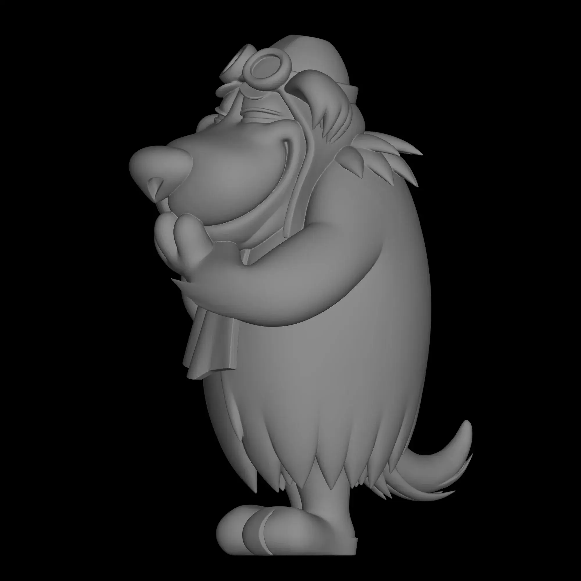 Characters & Creatures STL Download - cartoon character Muttley modelby ...