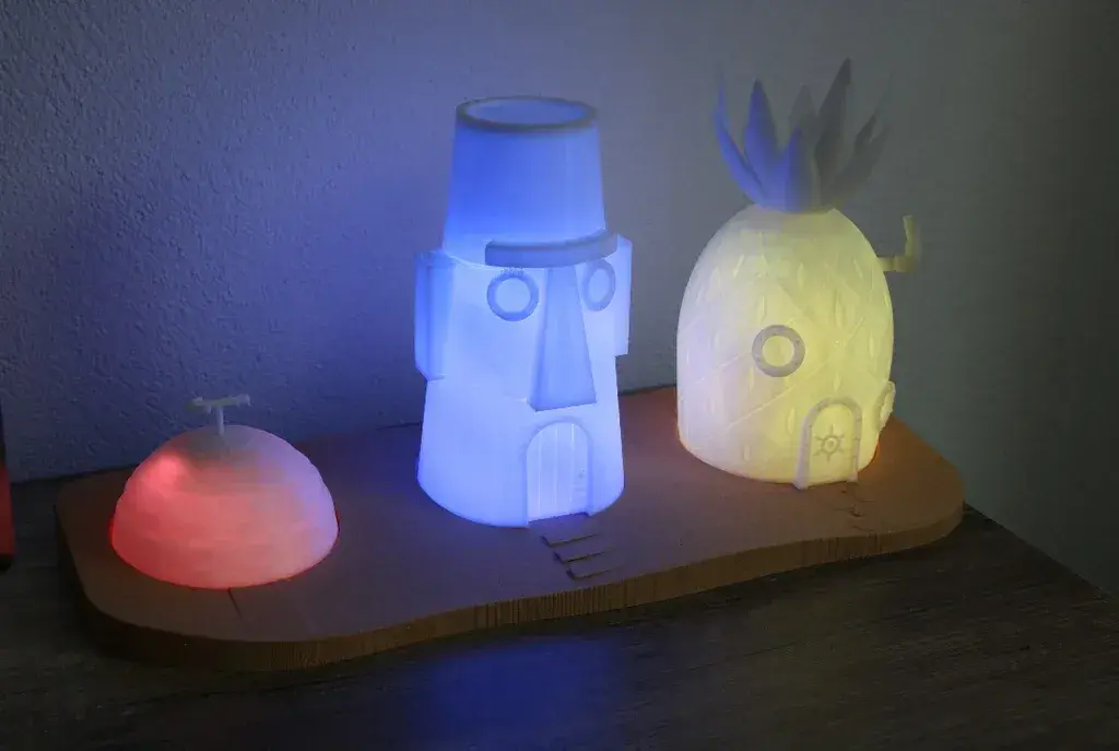 Lighting & Lamps STL Download - Spongebob Bikini Bottom Lampby L0awreo