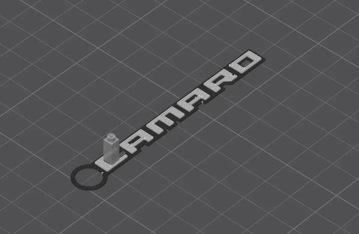 3D Printer Files | 3MF File | Camaro emblem for key | Creality Cloud